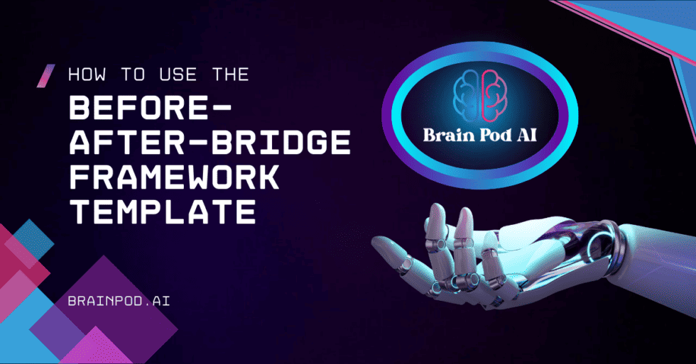 How To Use The Before-After-Bridge Framework Template - Brain Pod AI
