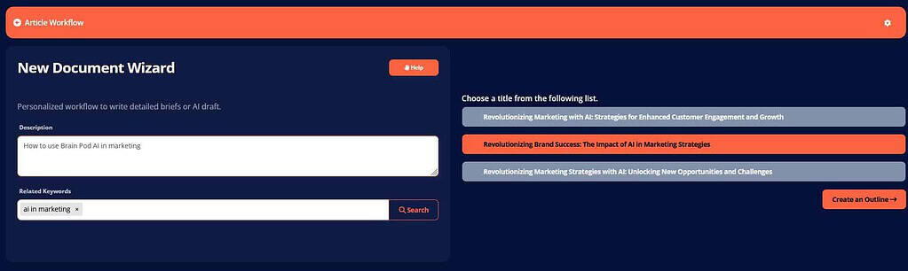 AI Writer - Brain Pod AI